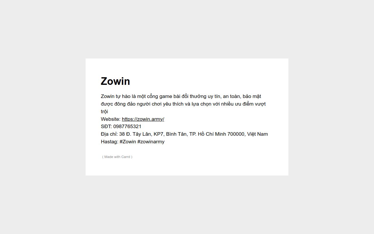 Zowin